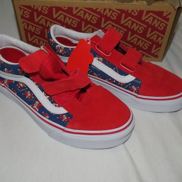 Vans | Shoes | Vans Old Skool V Santas Shoes Nib | Poshmark